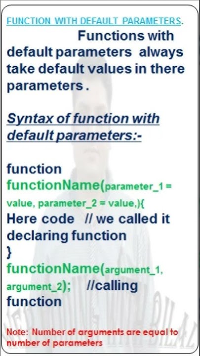 functions with default in JavaScript in Urdu/Hindi | Web Coding With Bilal - YouTube
