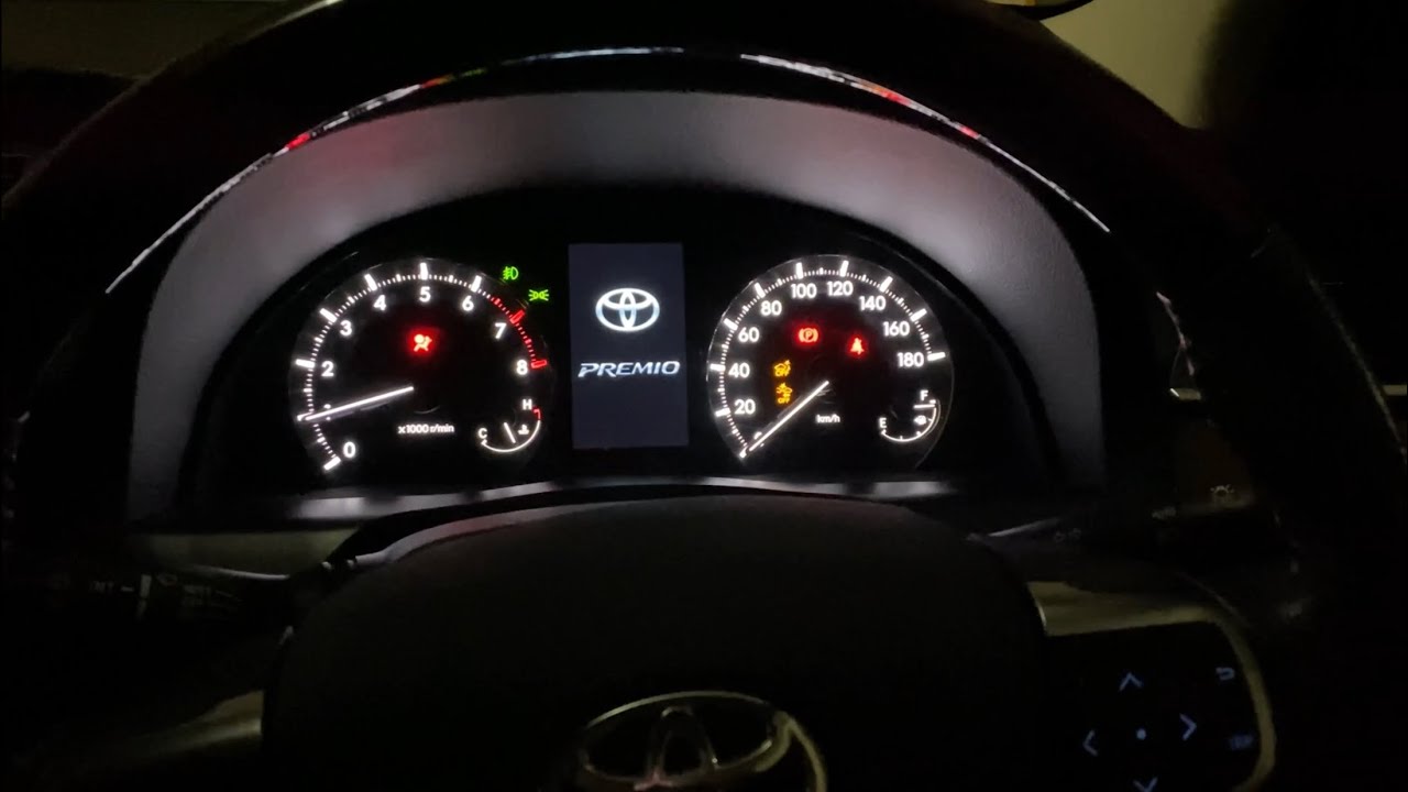 How to adjust ODO meter/cluster brightness in new model Toyota - YouTube