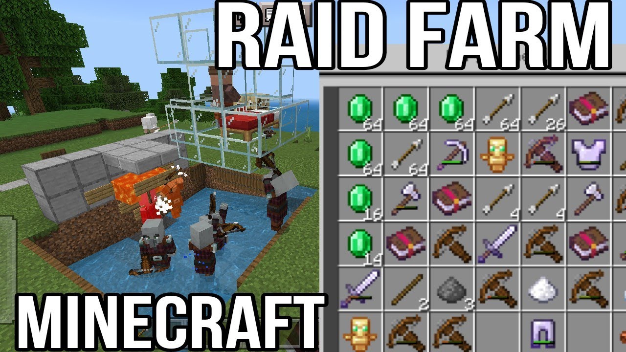Raid farm kese banaye | How to make a Raid farm | Minecraft Step-by ...