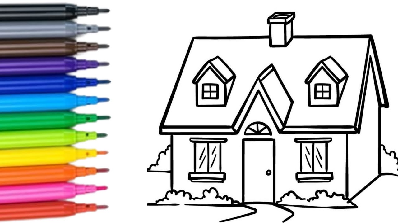 We teach children how to paint and develop correctly - YouTube