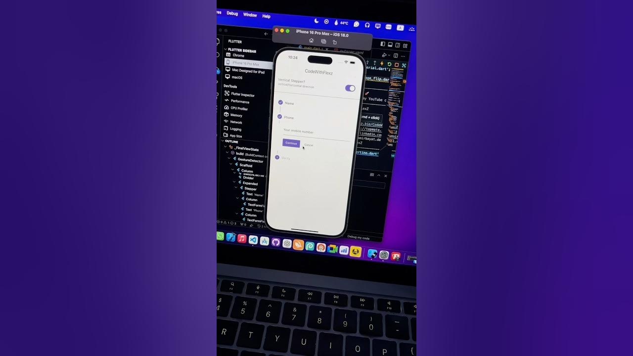 Master the Flutter Stepper Widget | Simplify Your App Flow with Easy Steps! #appdevelopment # ...