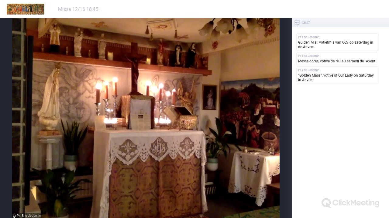 2019 12 16 Gulden Mis - Messe dorée - Golden Mass - Missa aurea - YouTube