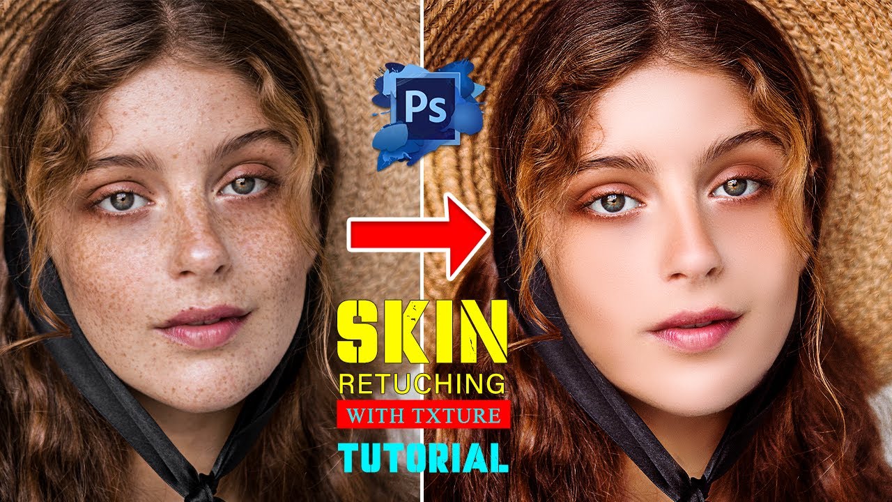 skin smoothing with texture tutorial/Photoshop tutorial/Skin retouching/Skin smoothing - YouTube