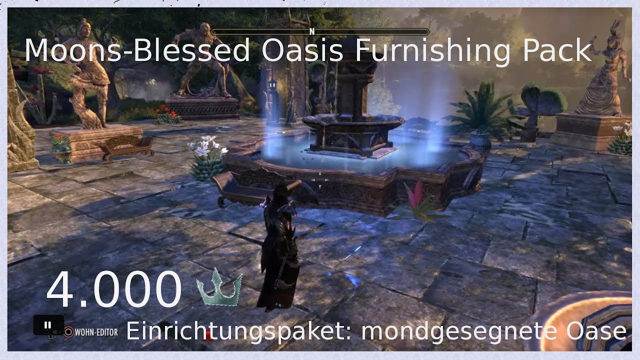 ESO: unboxing Moons-Blessed Oasis Furnishing Pack/ Mondgesegnete Oase ...