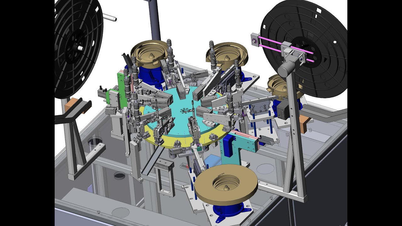 NB connector automatic insertion machine-industrial 3D model : machine ...