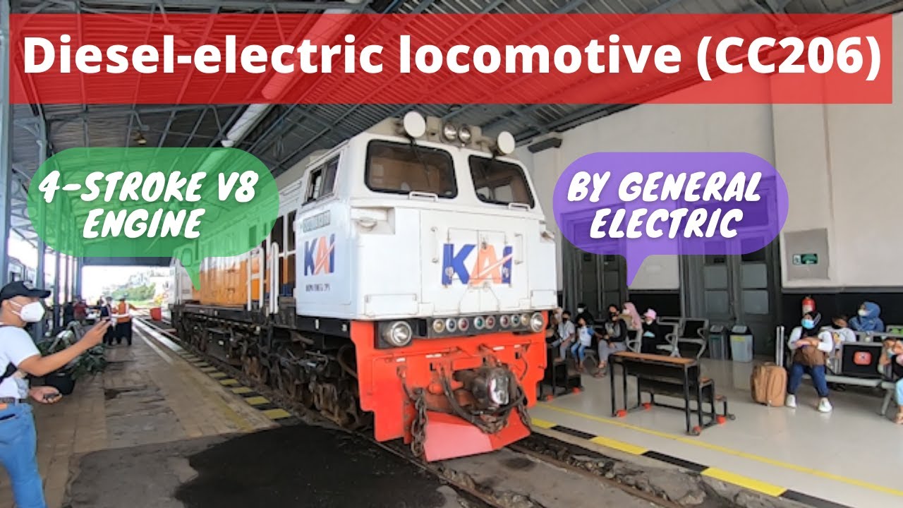 Locomotif diesel-listrik CC206 (GE CM20EMP), si "Puongs" yg terkenal ...