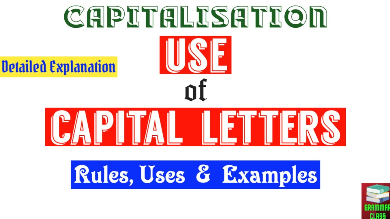 Use of Capital letters || Capitalisation in English Writing - YouTube