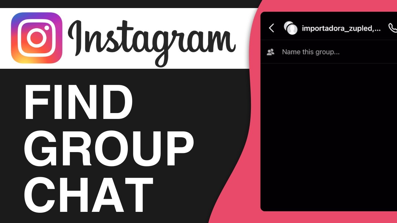 How To Find Instagram Group Chat - Easy Tutorial - YouTube