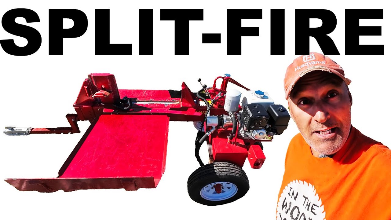 FIREWOOD SPLITTER SPLIT FIRE 4413...WITH INSANE RESULTS! - YouTube