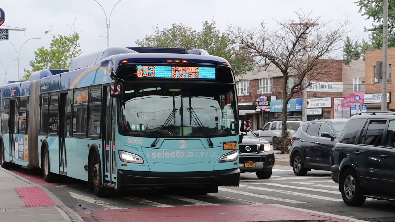 MTA Bus: 2017 New Flyer XD60 6034 & 6060 on the Q52-SBS & Q53-SBS - YouTube