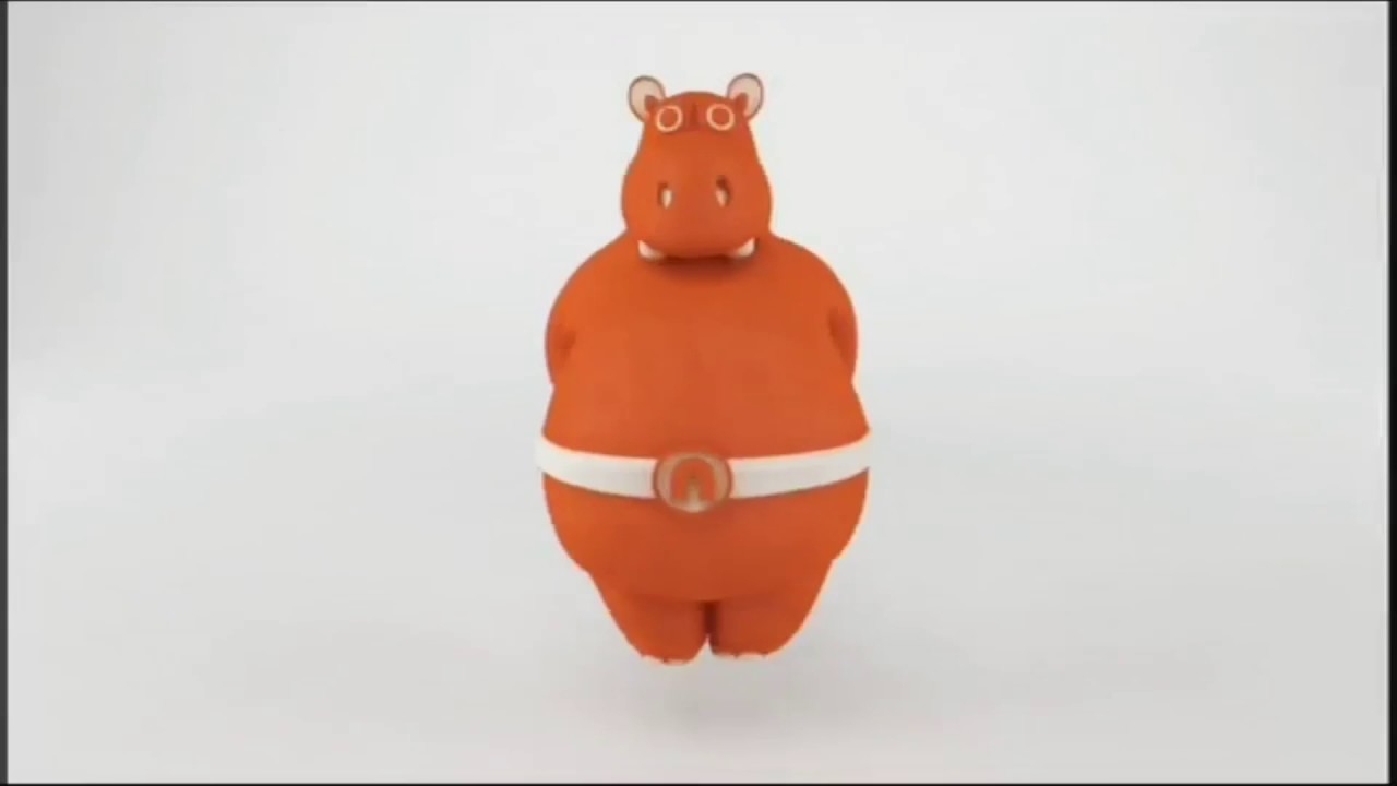 Nickelodeon Austria - Clay Hippo Bumper - YouTube