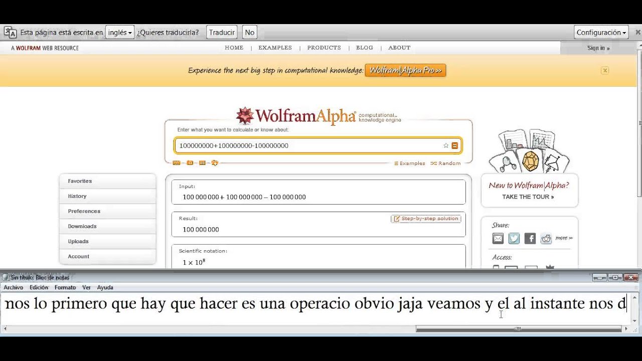 tutorial de wolframalpha - YouTube