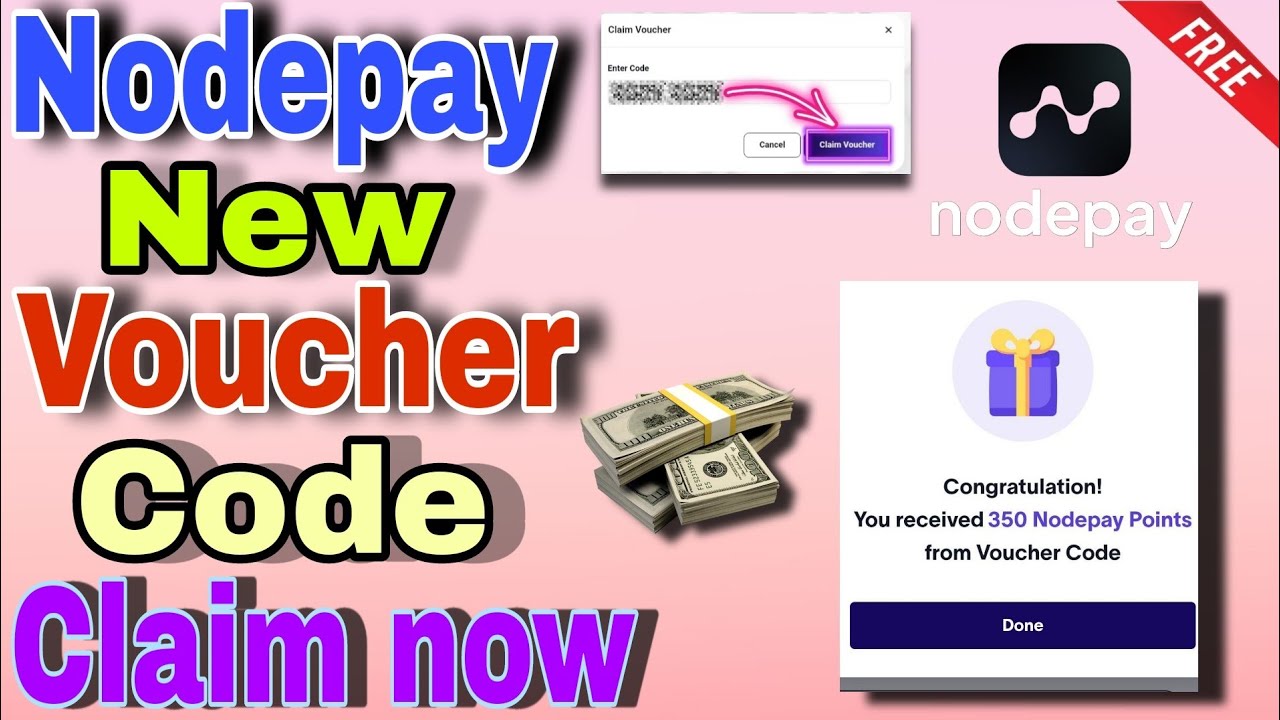 Nodepay voucher code Today || How to claim nodepay voucher code || 100% ...