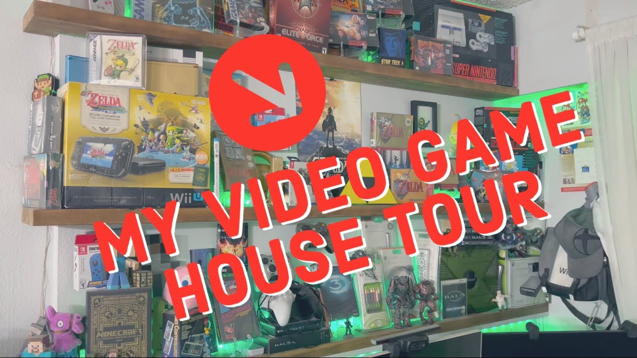 My Video Game House Tour 2022 - YouTube