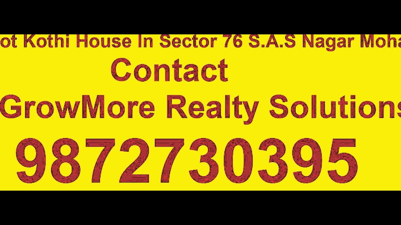 Plot Sale Sector 80 Mohali House Sale Sector 80 Mohali Kothi Sale