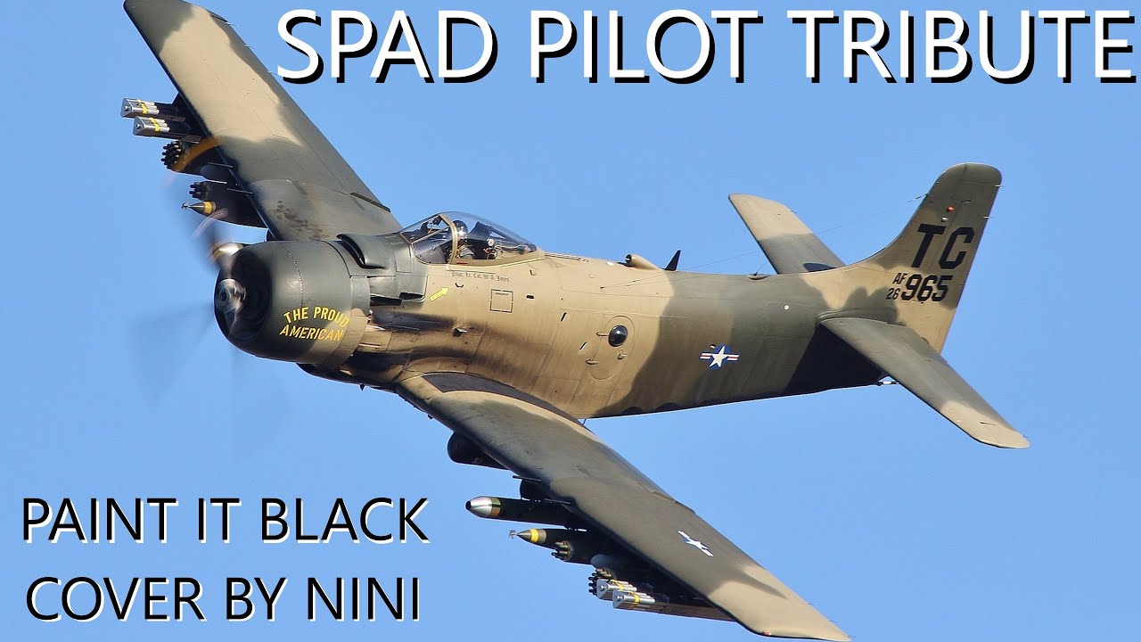 A TRIBUTE TO SPAD PILOTS - PAINT IT BLACK BY NINI MUSIC [Credits In ...