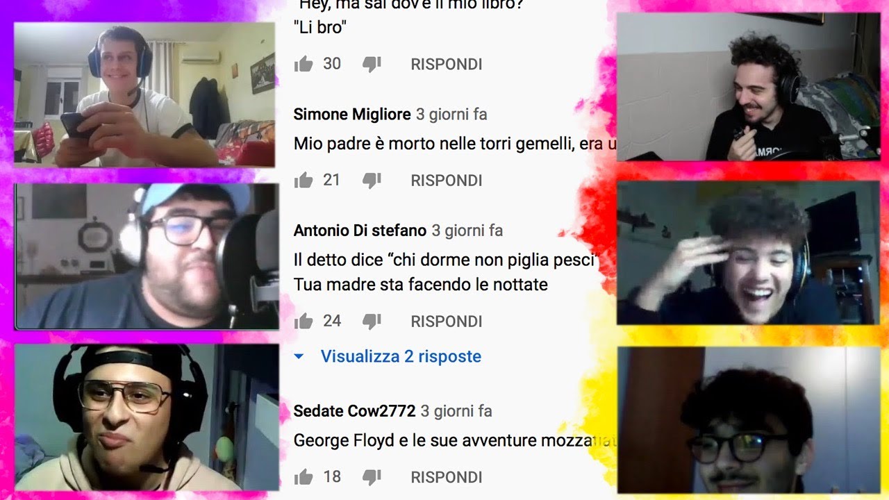 REACTION ALLE VOSTRE BATTUTE (BLACK HUMOR) - SIETE PESSIMI... - YouTube