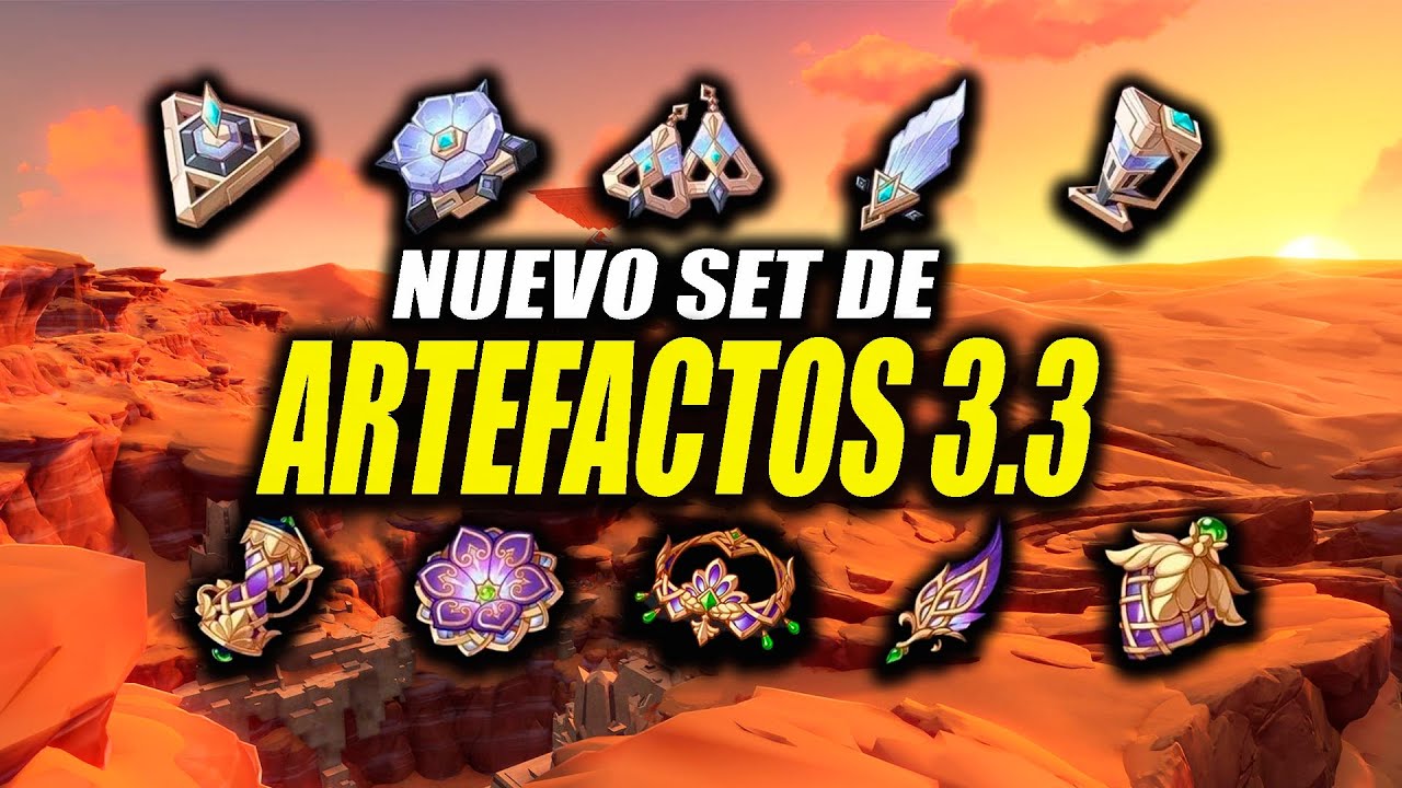 ¡Nuevos sets de artefactos 3.3!😲🔥 Genshin Impact ,Dps Anemo y ...