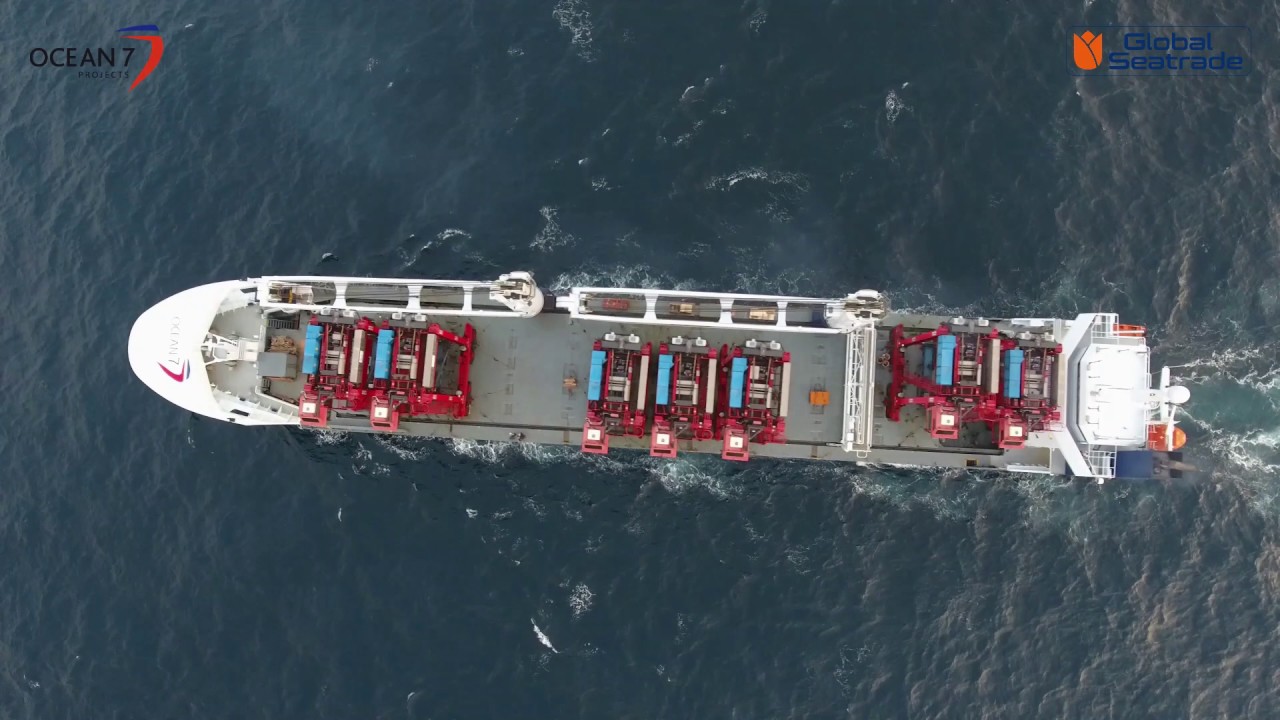 MV. Atlantic at Mediterranean Sea - YouTube