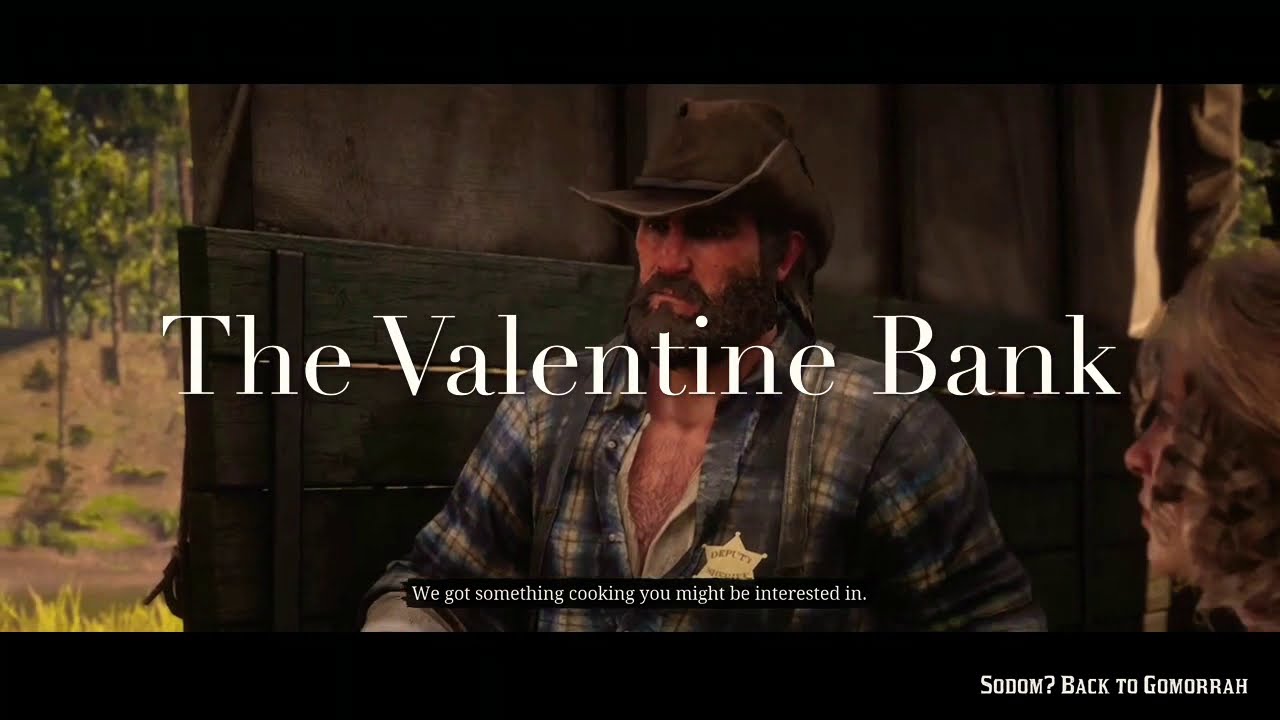 Red Dead Redemption 2 The Valentine Bank - YouTube