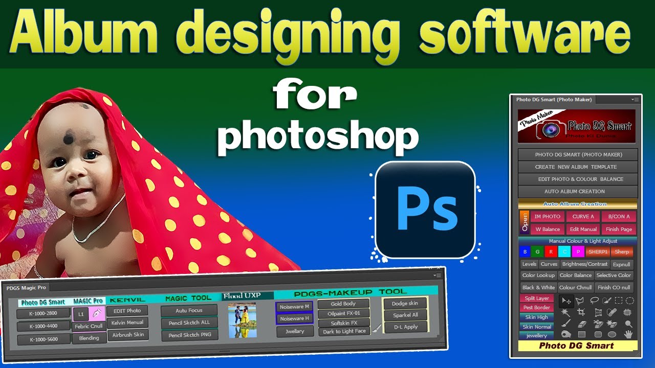 Album designing software for photoshop || Photo DG Smart ! - YouTube