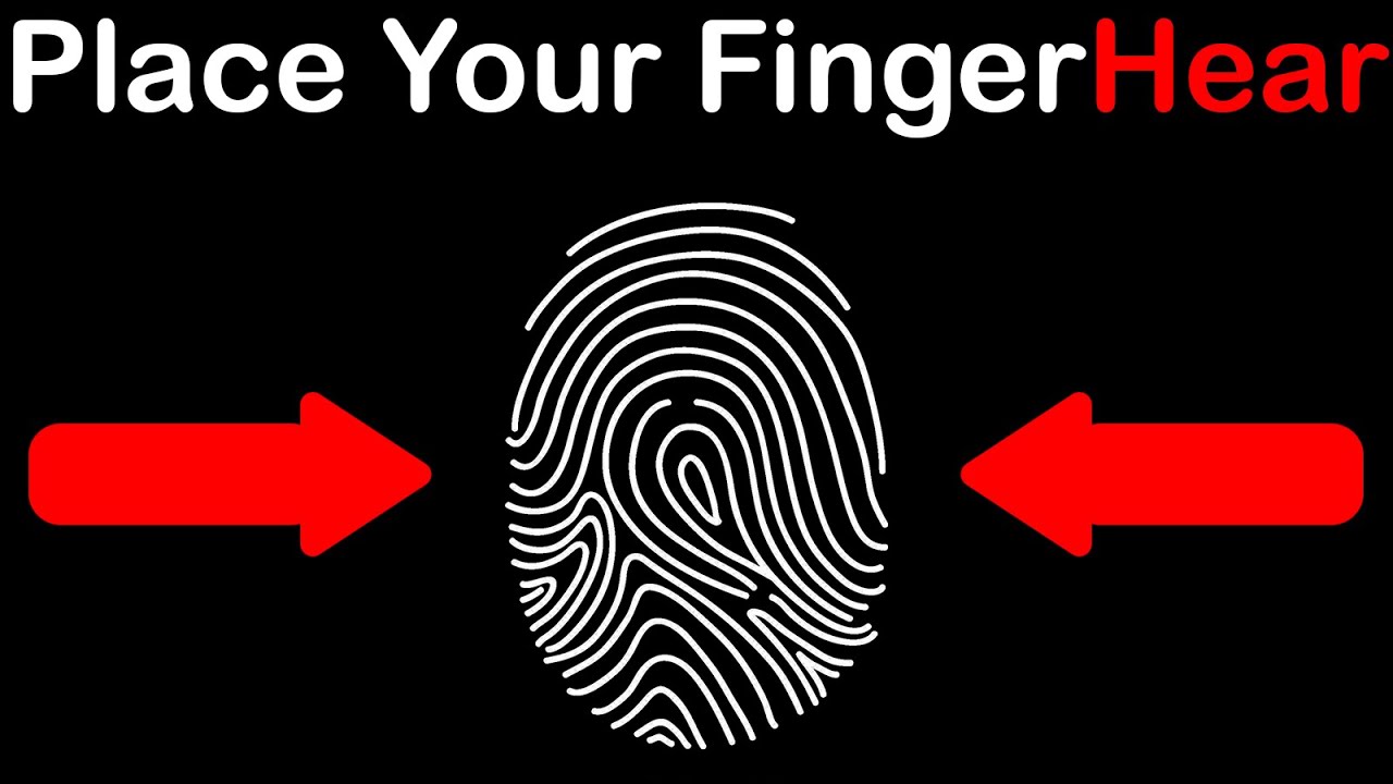 Place Your Finger Hear to enter this video!! - YouTube