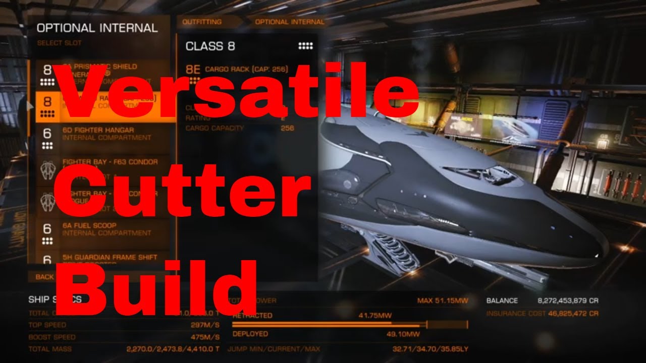 Imperial Cutter versatile build Elite Dangerous - YouTube