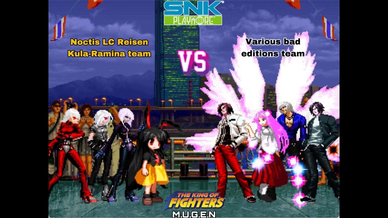 KOF MUGEN - Corpse Angel's Favorite Kula & Ramina team VS Various Bad ...