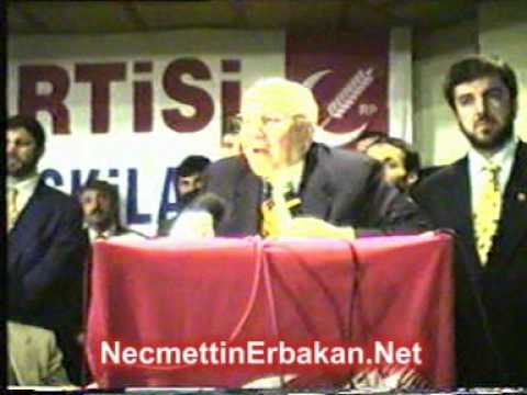 NO:155 Prof. Dr. NECMETTİN ERBAKAN, Karatay İlçe Teşkilatı Konferansı, RP Dönemi, Konya