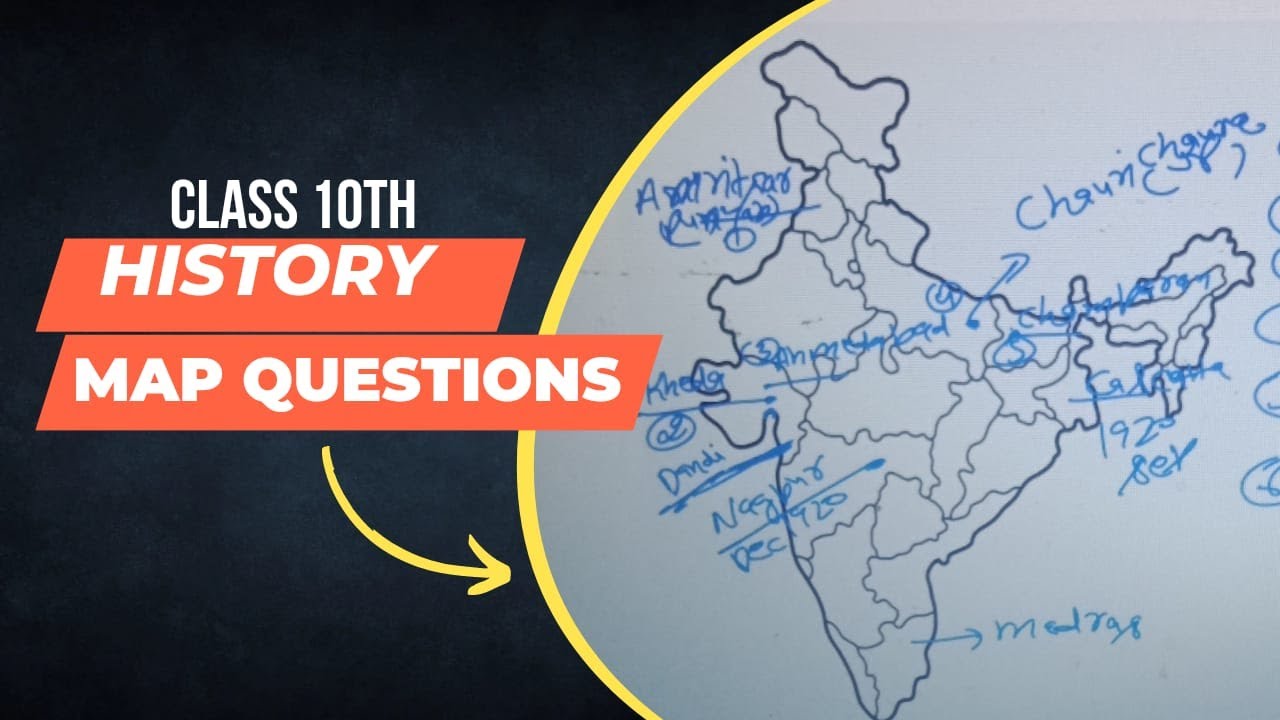 History Map Questions | Class 10 | CBSE Board 2023 | Dhiraj Sir - YouTube