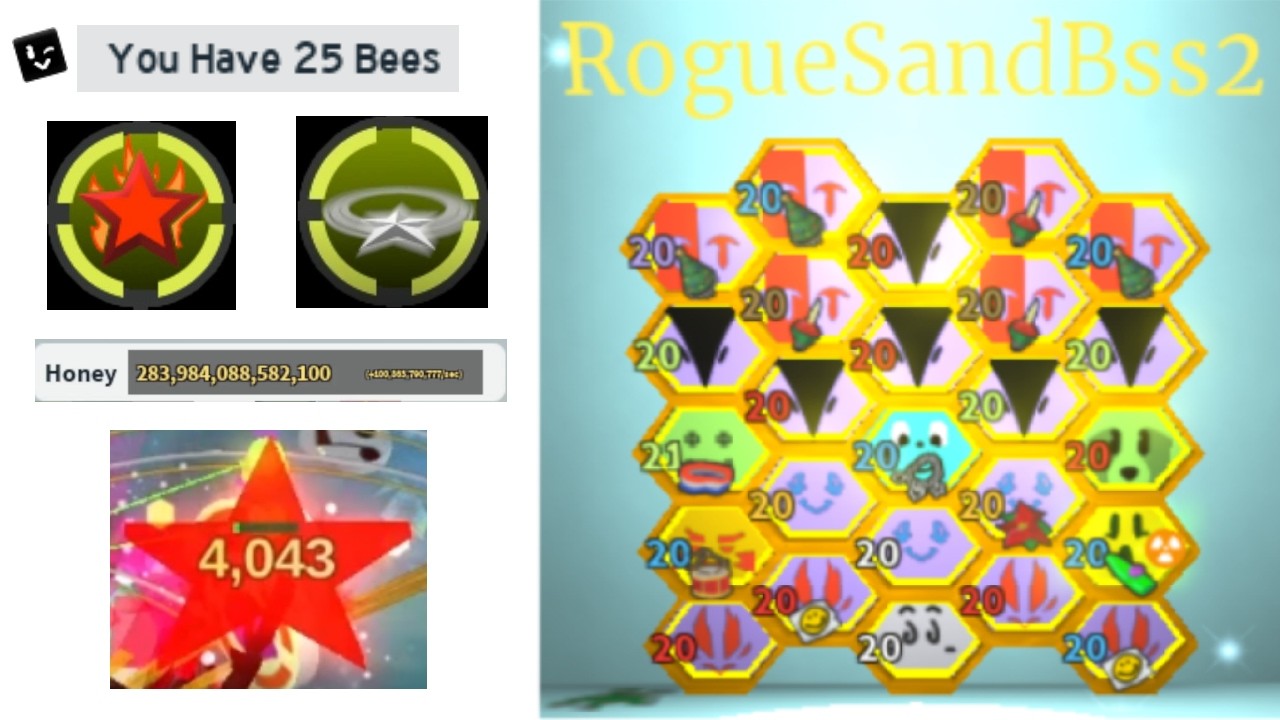 First Red Hive Boost With 25 Bees | Bee Swarm Simulator - YouTube