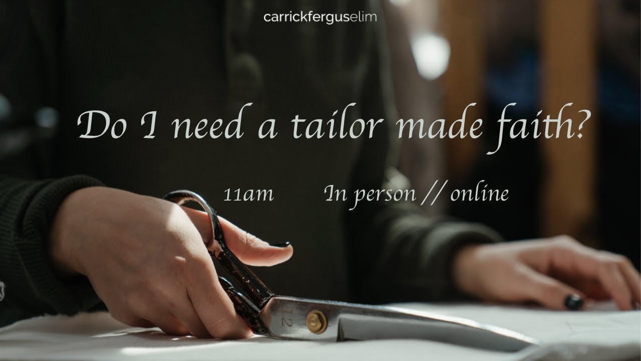 Do I need a tailor made faith? - YouTube