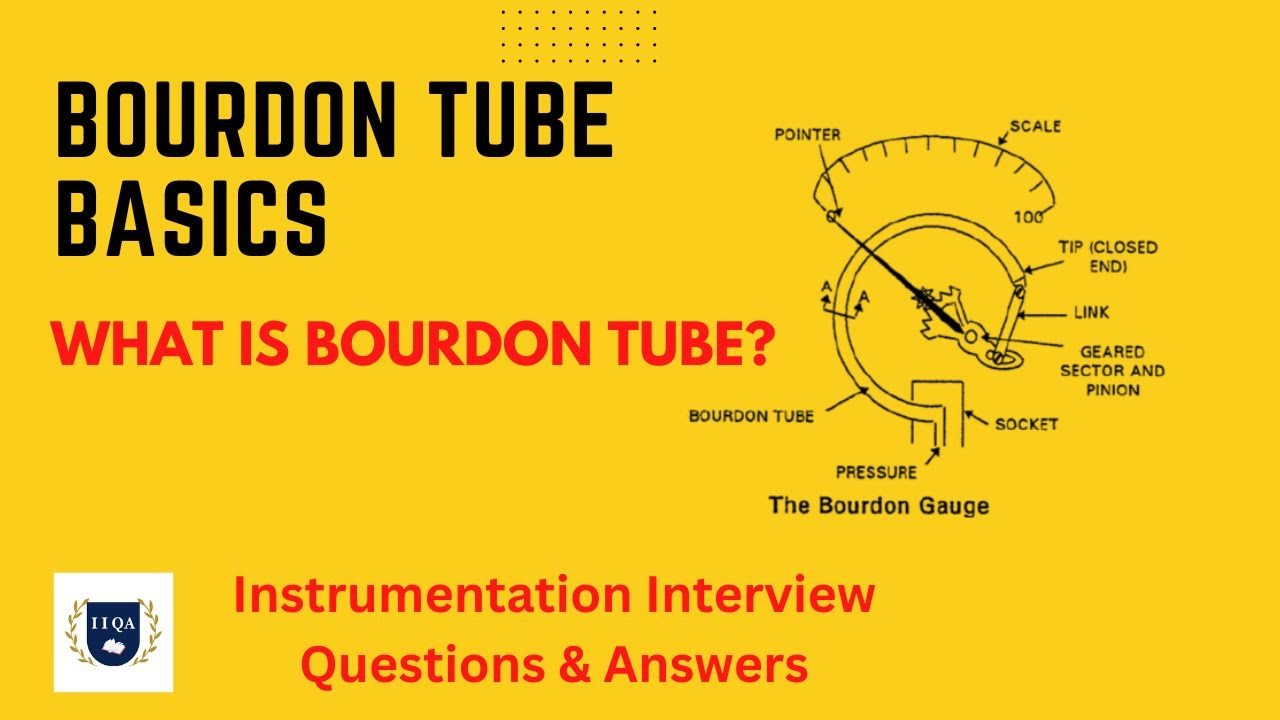 What is Bourdon tube? Why is it called bourdon tube? Bourdon tube ...