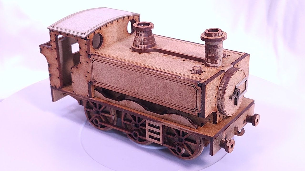 An MDF Steam Locomotive - YouTube