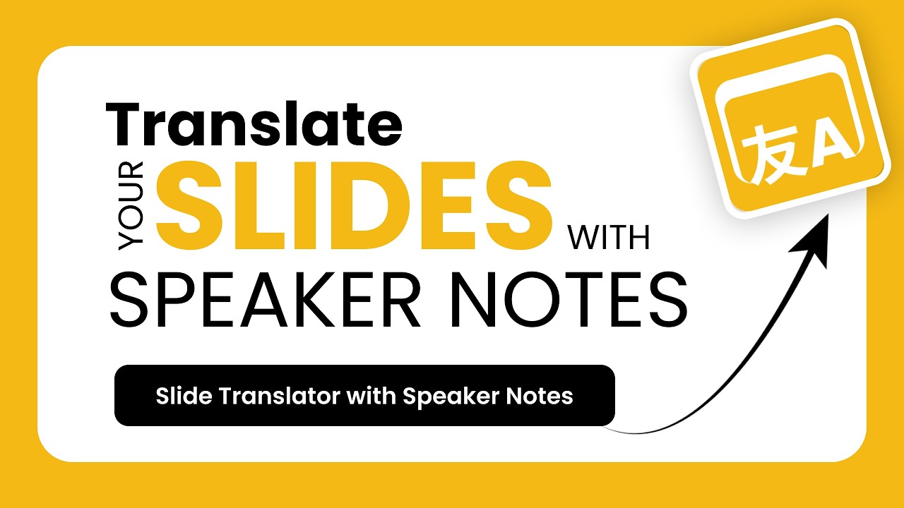 How to Translate Google Slides with Speaker Notes | Google Slides Addon ...