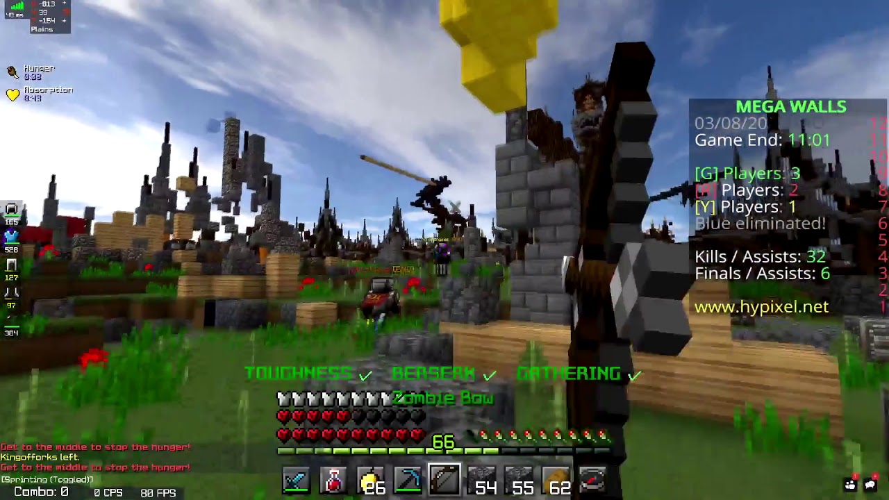 [Minecraft Mega Walls] Zombie Comeback w/ Aplayz and PhantomBull - YouTube