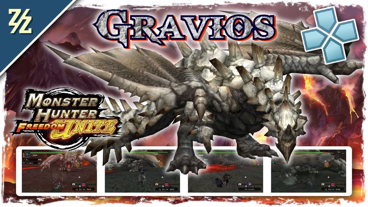MHFU | Hammer Gameplay | Hunting Gravios Solo - YouTube