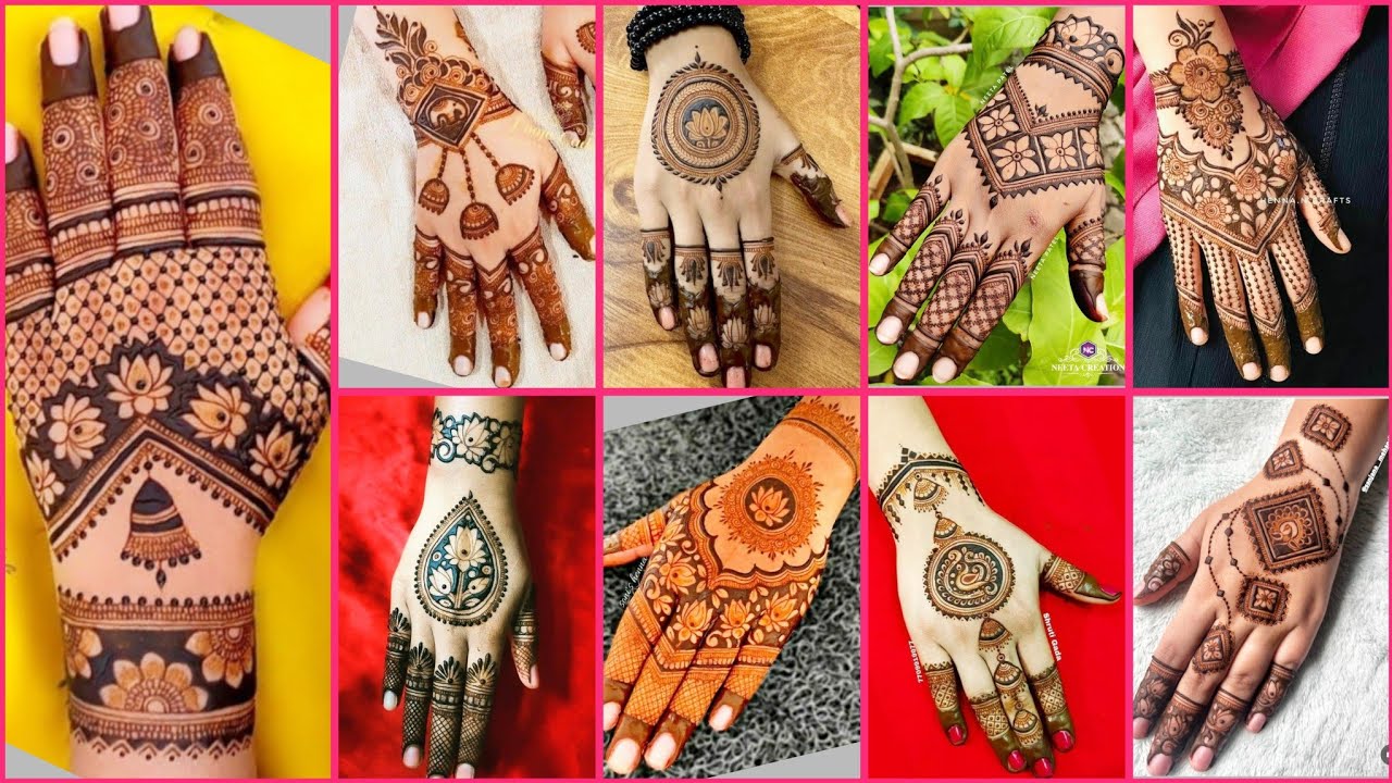 Diwali special mehndi designs | back hand mehndi Ka design | deepavali ...