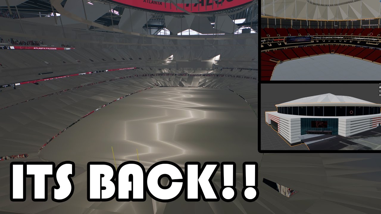 SO I COMBINED THE OLD FALCONS GEORGIA DOME STADIUM WITH THE NEW ...