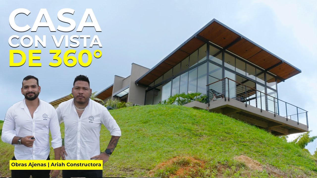 CASA 360° de VISTAS al CIELO y NATURALEZA en 1 PLANTA | Obras Ajenas | ARIAH CONSTRUCTORA - YouTube