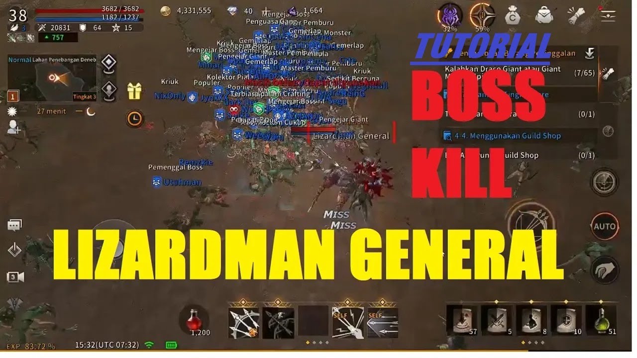 Dekaron G | Tutorial lawan Lizard General Boss - YouTube