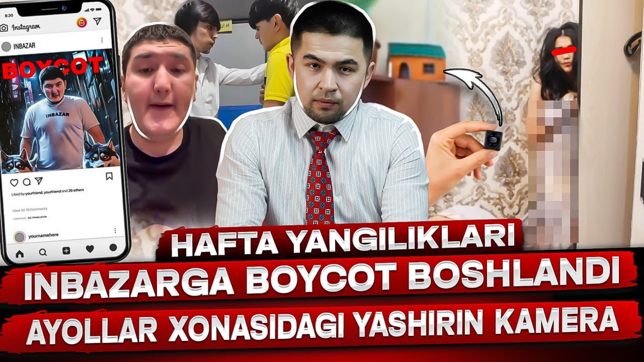 INBAZAR EGASI ISHCHILARINI SAMOSUD QILIB KELGANMI? AYOLLAR XONASIDA YASHIRIN KAMERA TOPILDI ...