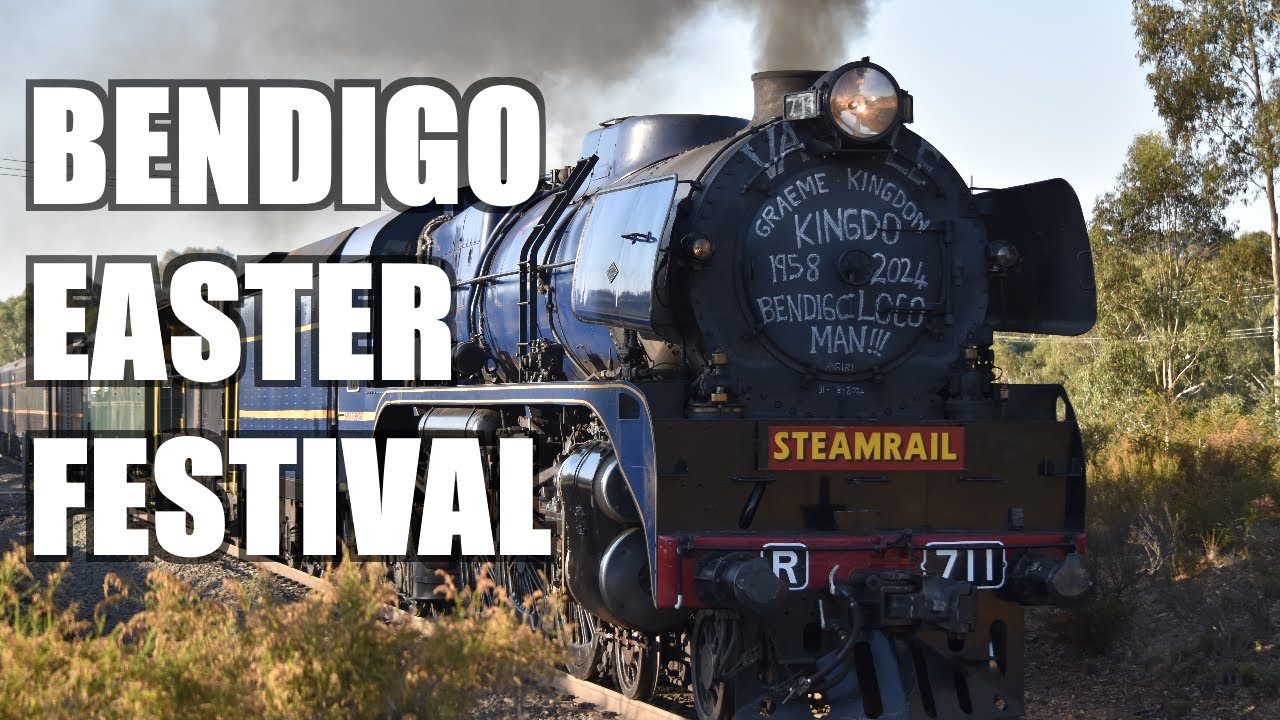 Steamrail's Easter Train! (Bendigo Easter Festival) R711, T364 & S301 ...