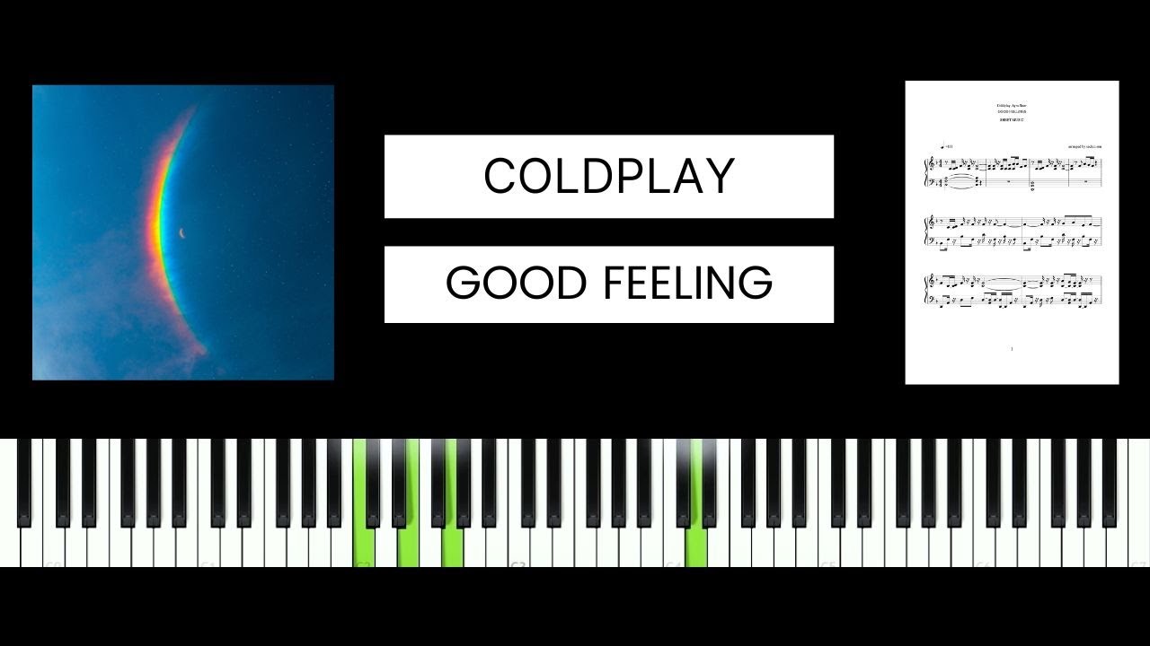 Coldplay, Ayra Starr - GOOD FEELiNGS (BEST PIANO TUTORIAL & COVER ...