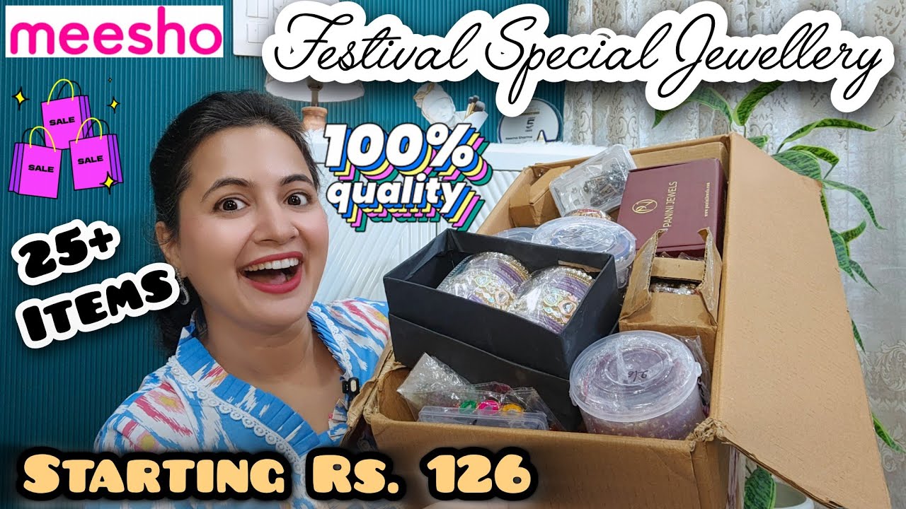 *25+ Items* Meesho Jewellery Items💕 | Festival Special Jewellery ...