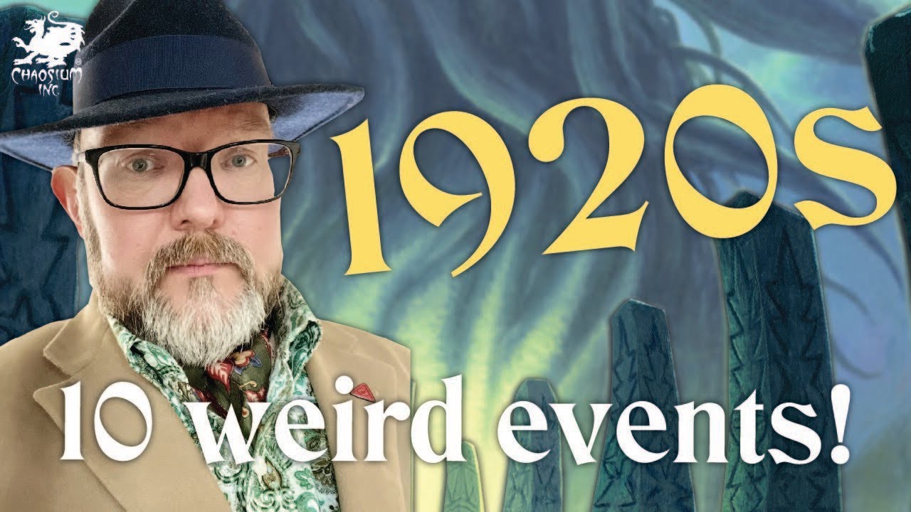 1920s Weird Tidbits | Chaosium Interview - YouTube