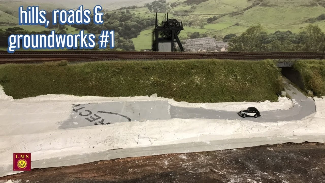 How to make realistic hills and scenery model railways part 1 - YouTube