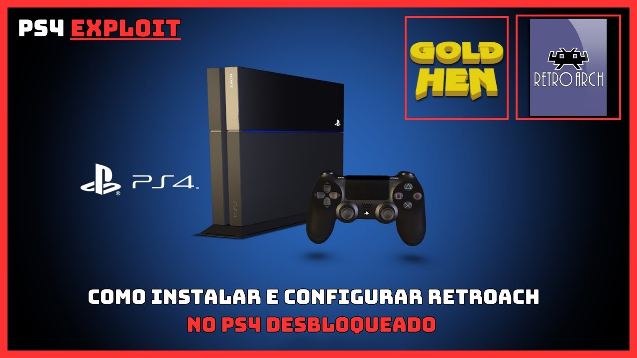 COMO INSTALAR E CONFIGURAR RETROARCH PS4 DESTRAVADO - YouTube