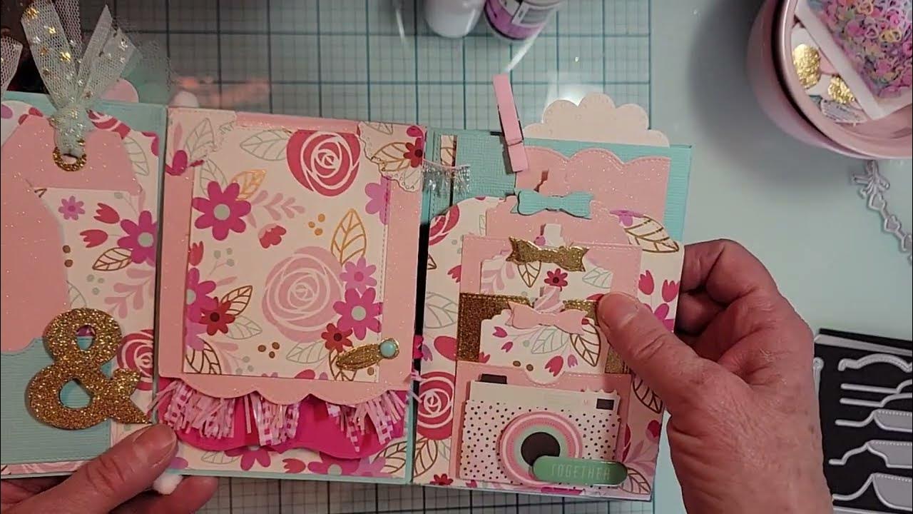 File folder mini album, so many options. - YouTube