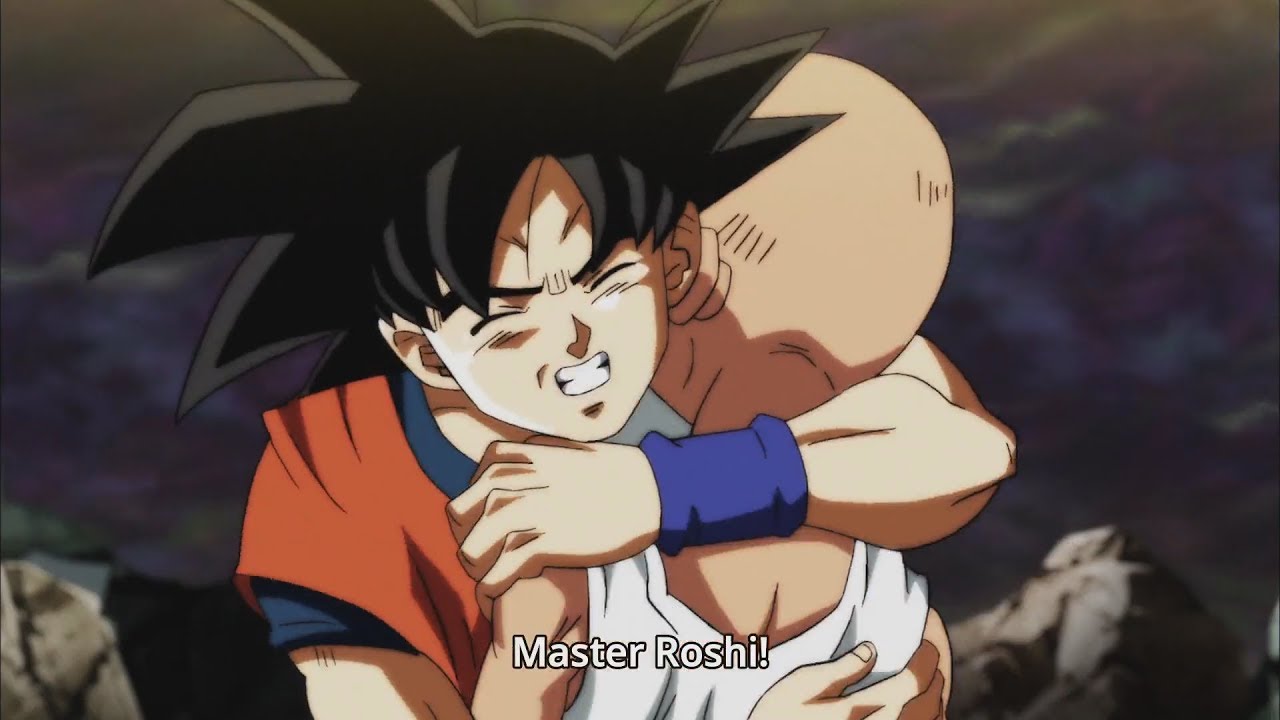 Maser Roshi Dies & Goku Revives Him *Emotional Moment* - YouTube